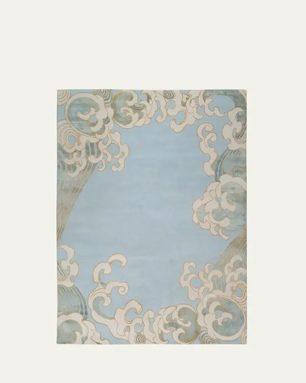 THE RUG COMPANY X GUO PEI Tempest Day Hand-knotted Rug, 6' X 9