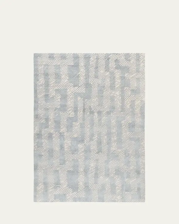 THE RUG COMPANY X KELLY WEARSTLER Verge Ice Hand-knotted Rug, 9' X 12