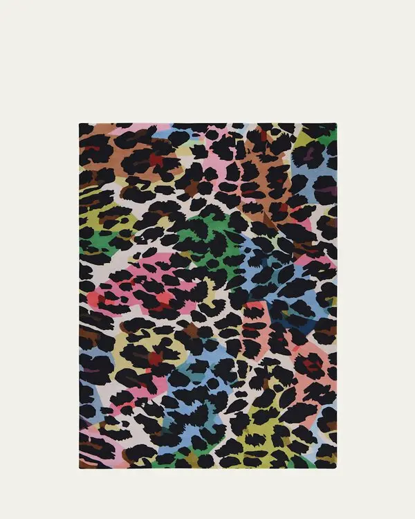 THE RUG COMPANY X DIANE VON FURSTENBERG Kaleidoscope Leopard Hand-knotted Rug, 9' X 12