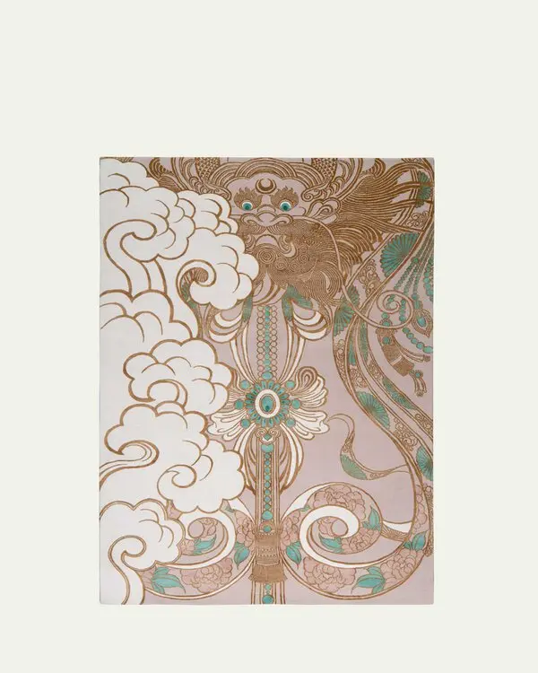 THE RUG COMPANY X GUO PEI Dragon Mist Hand-knotted Rug, 8' X 10