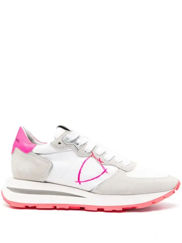 Philippe Model Tropez Haute Lace-up Sneakers - White
