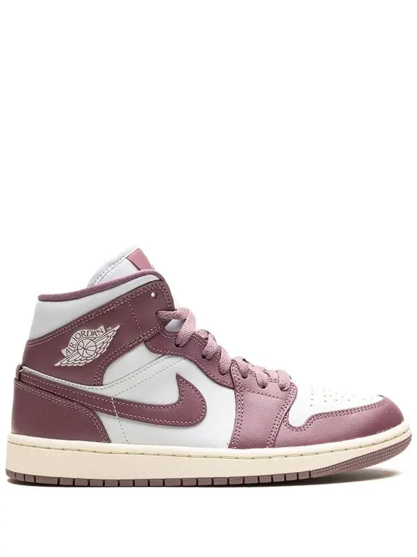 JORDAN Air 1 Mid Sky J Mauve Sneakers - White