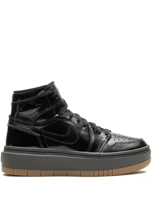 JORDAN Air 1 High Elevate/gum Sneakers - Black