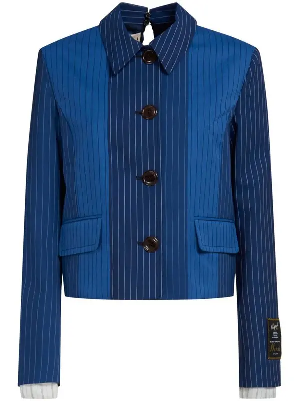 Marni Pinstripe Virgin Wool Jacket