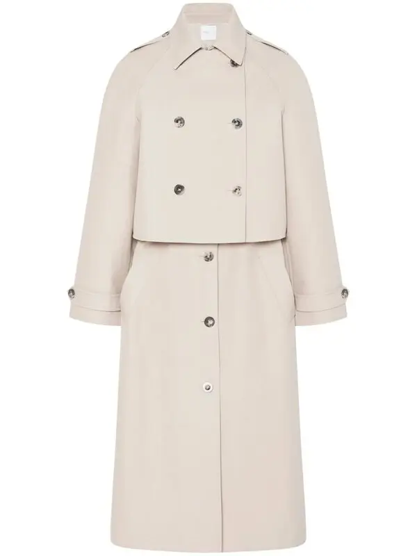 Rosetta Getty Detachable-panel Trench Coat - Neutrals