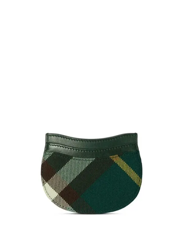 Burberry Rocking Horse Checkered Leather Cardholder
