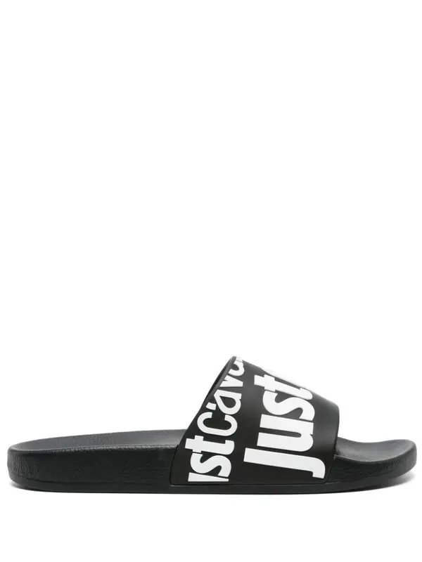 Just Cavalli Logo-embossed Slides