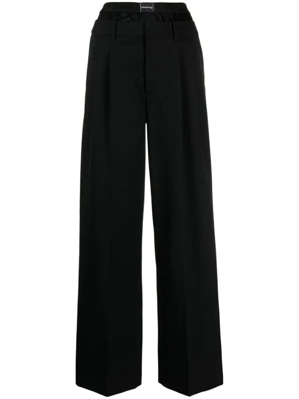 Alexander Wang Layered-design Wool Trousers