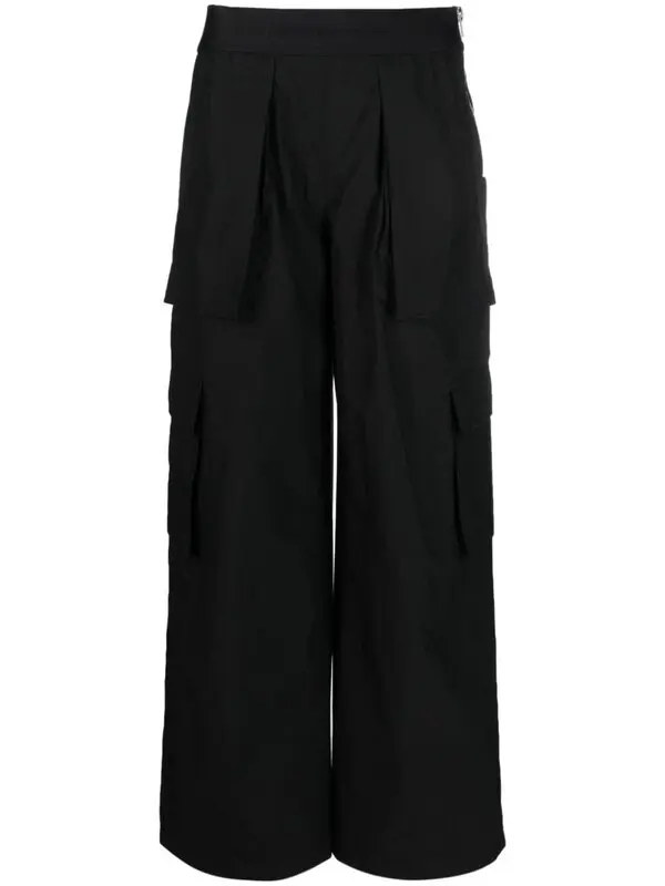 Alexander Wang Logo-waistband Cargo Trousers