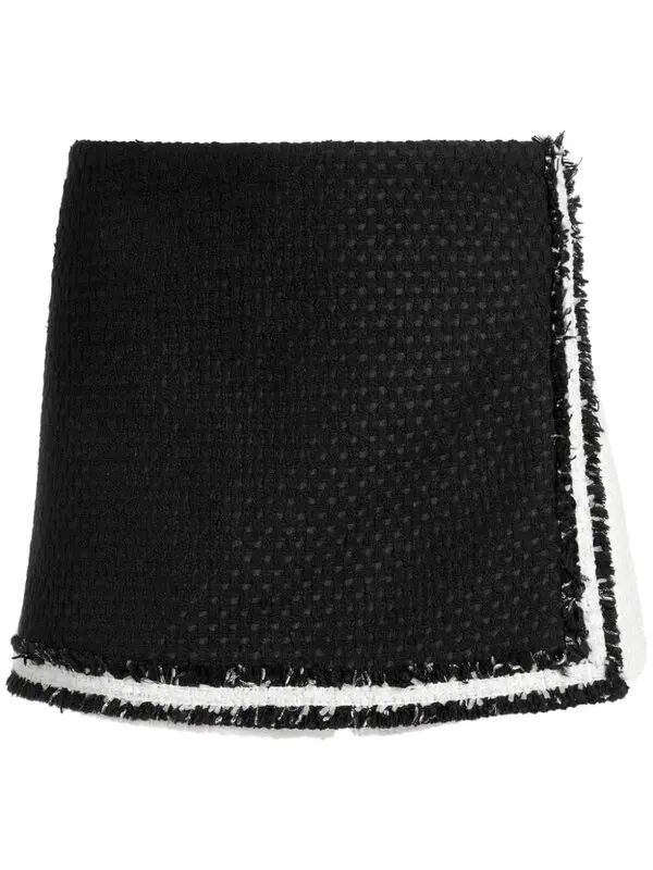 Alice + Olivia Darma Two-tone Tweed Skorts