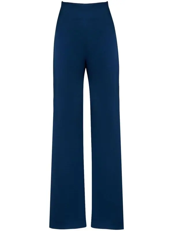 Silvia Tcherassi Palermo High-waisted Trousers - Blue