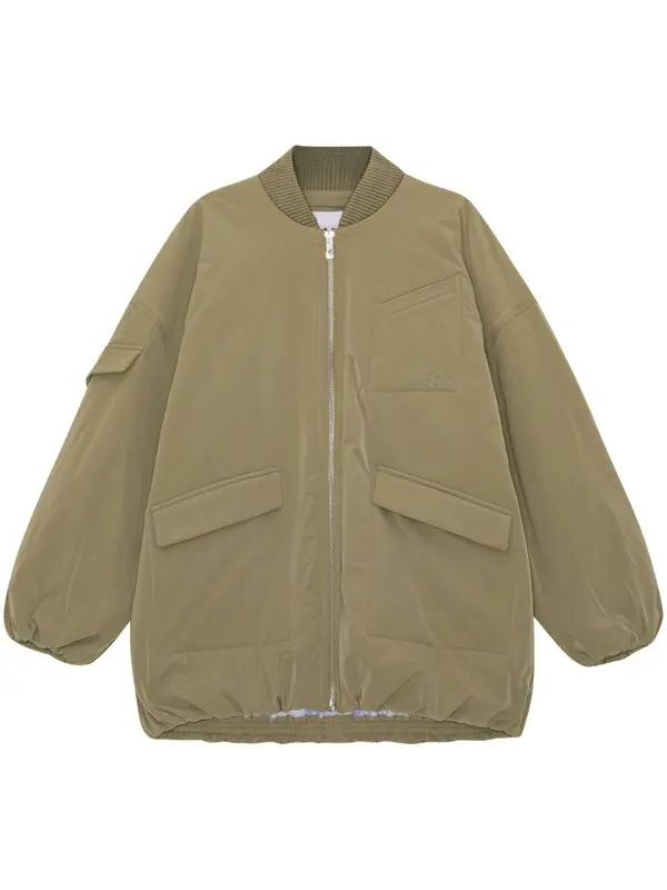 GANNI Oversized Multiple-pocket Bomber Jacket