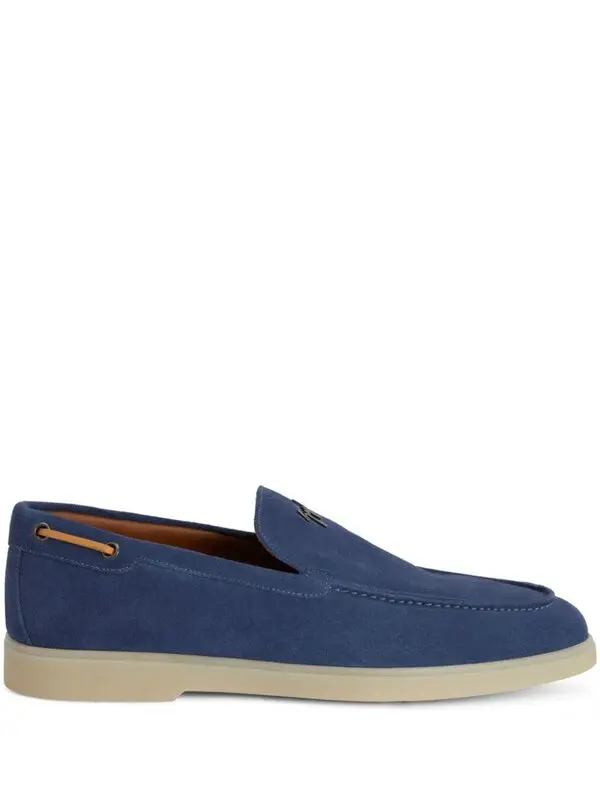 GIUSEPPE ZANOTTI The Maui Suede Loafers - Blue