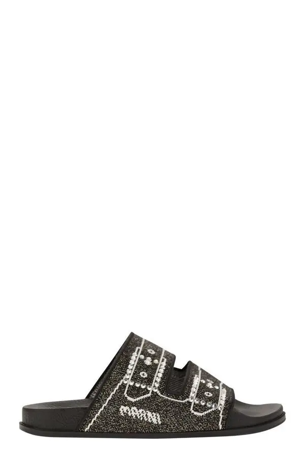 Marni Jacquard Sandals