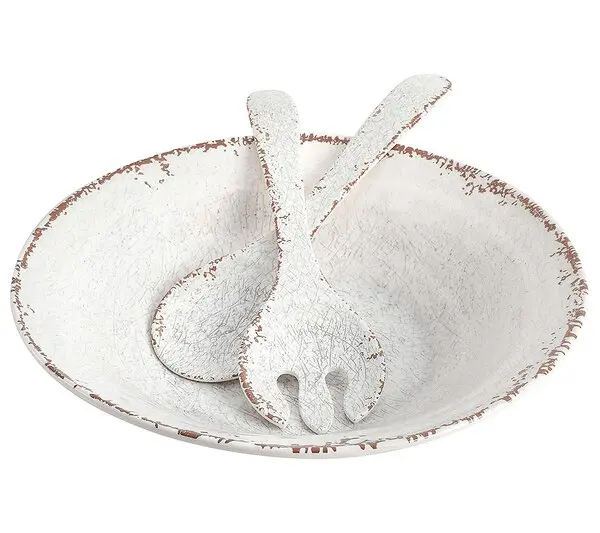 LAURIE GATES Mauna 3 Piece Melamine Serving Bow L Set