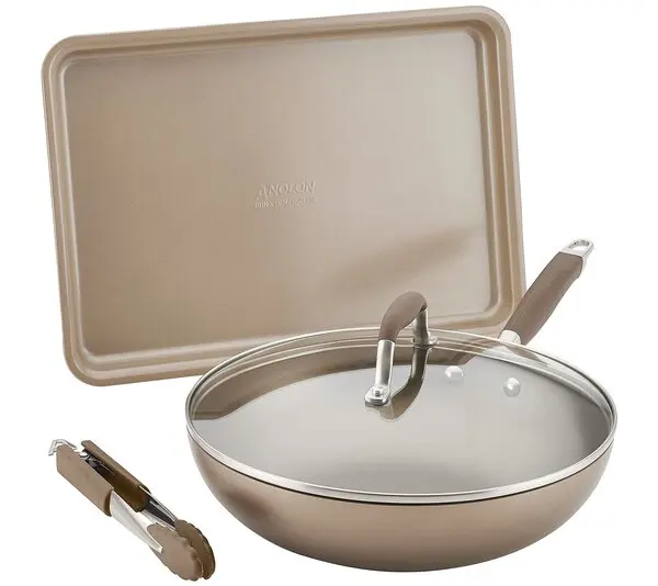 ANOLON Advanced Nonstick 4pc Weeknight Cookware Set