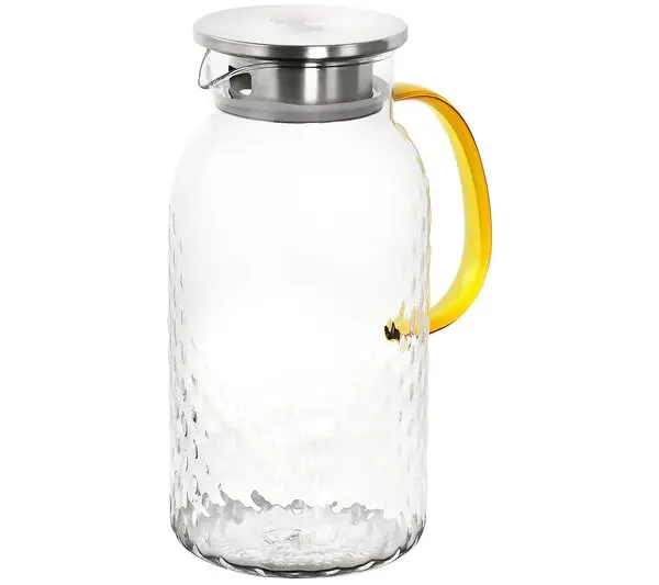 MR. COFFEE 62oz Glass Pitcher With Strainer Lid