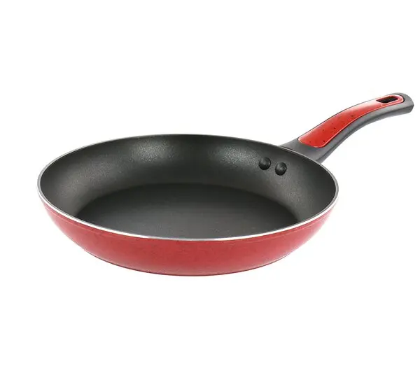 OSTER Claybon 9.5 Inch Nonstick Frying Pan In S Peckled Red