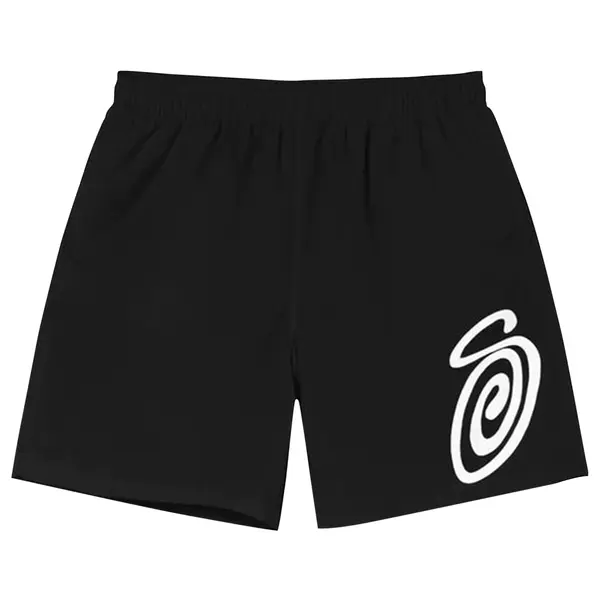 StÜssy Curly Water Short - Black