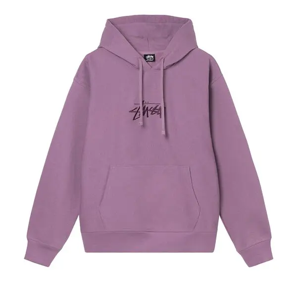 StÜssy Stock Appliqué Hoodie - Purple