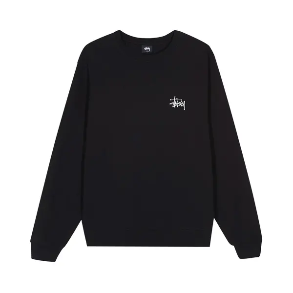StÜssy Basic Crew - Black