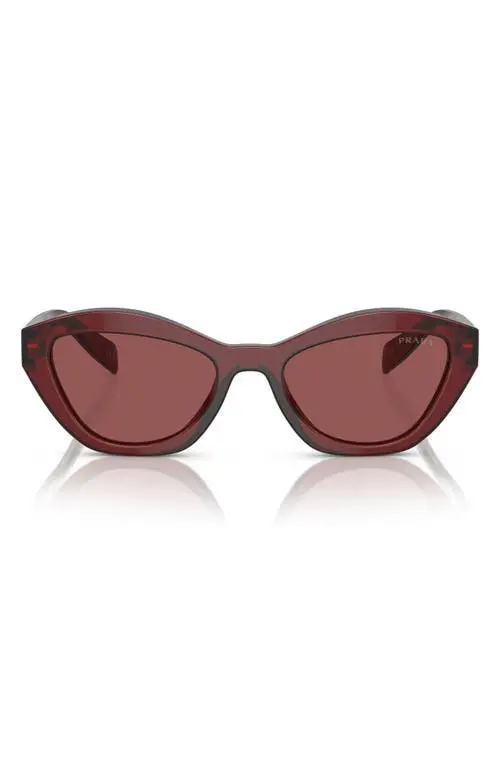 Prada 52mm Butterfly Sunglasses - Dark Violet