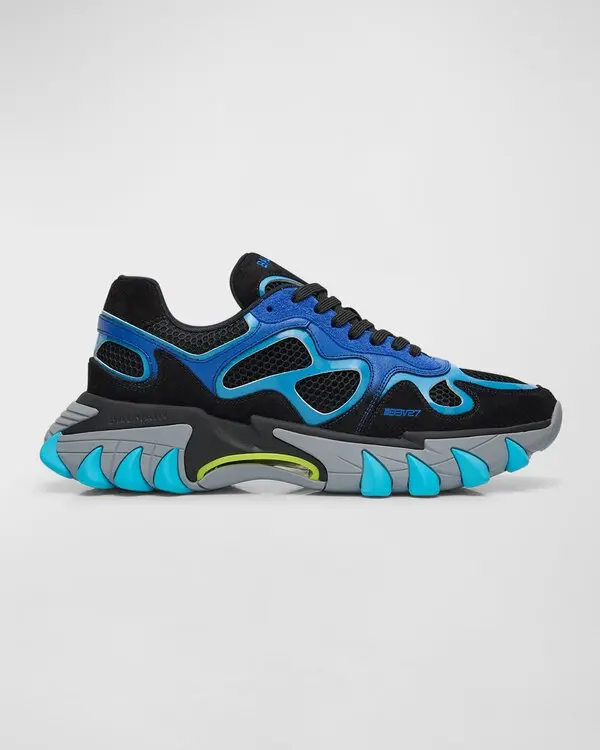Balmain Mixed-media B-east Sneakers