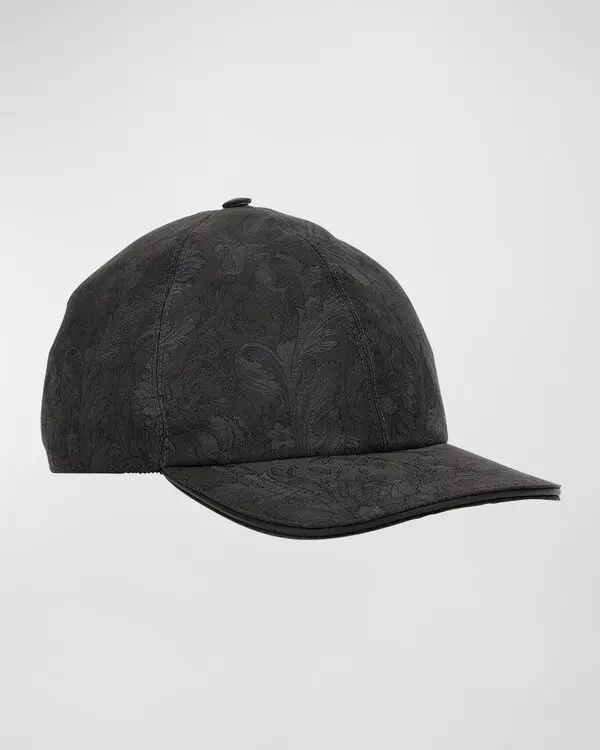 Versace Baroque Jacquard Baseball Cap - Anthracite