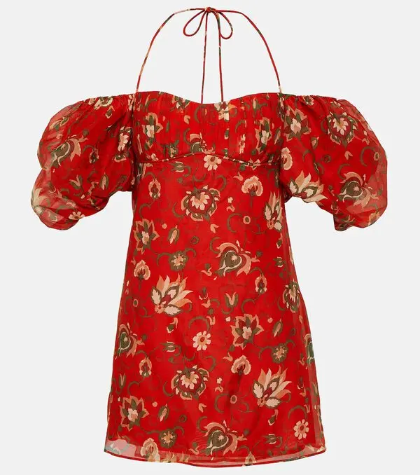 Sir The Label Reyes Printed Mini Dress