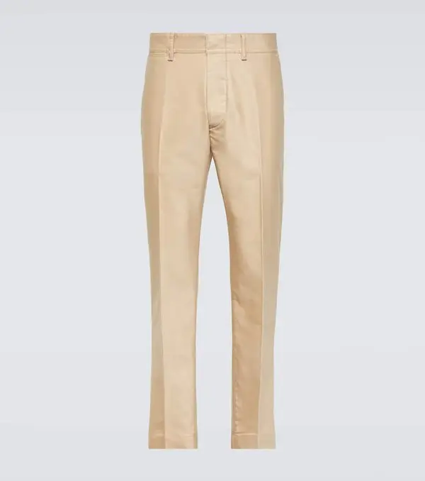 TOM FORD Military Cotton Chinos - Beige