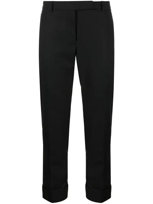 Thom Browne Cropped Tailored Trousers - Black