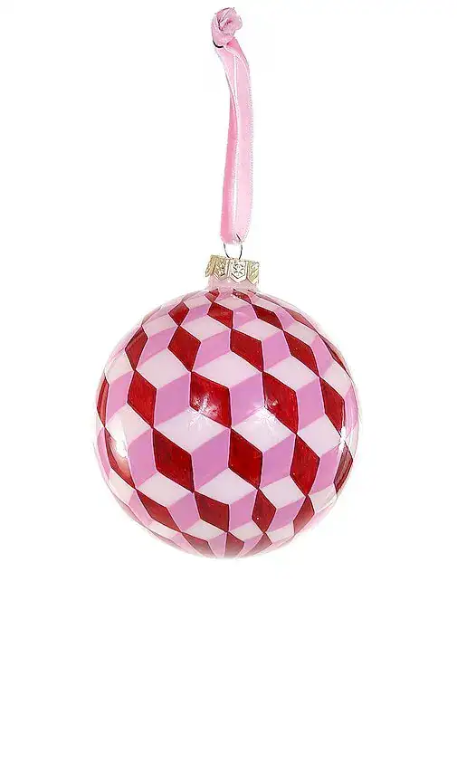 Cody Foster & Co Tumbling Block Bauble Ornament - Thumbnail 2