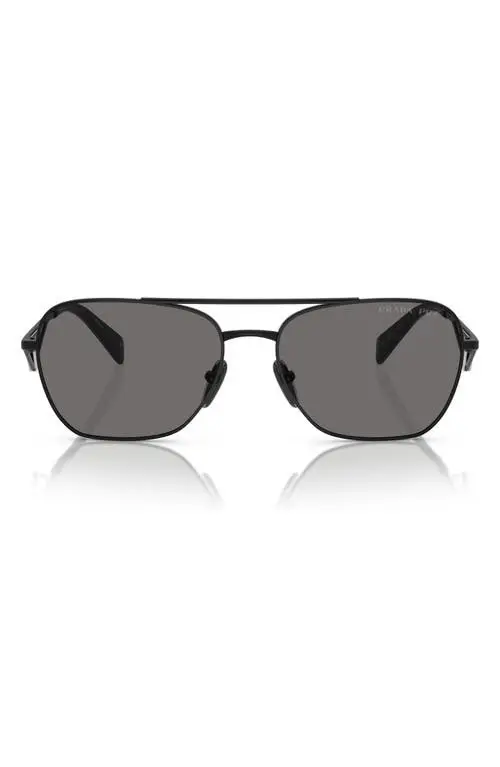 Prada 59mm Polarized Sunglasses