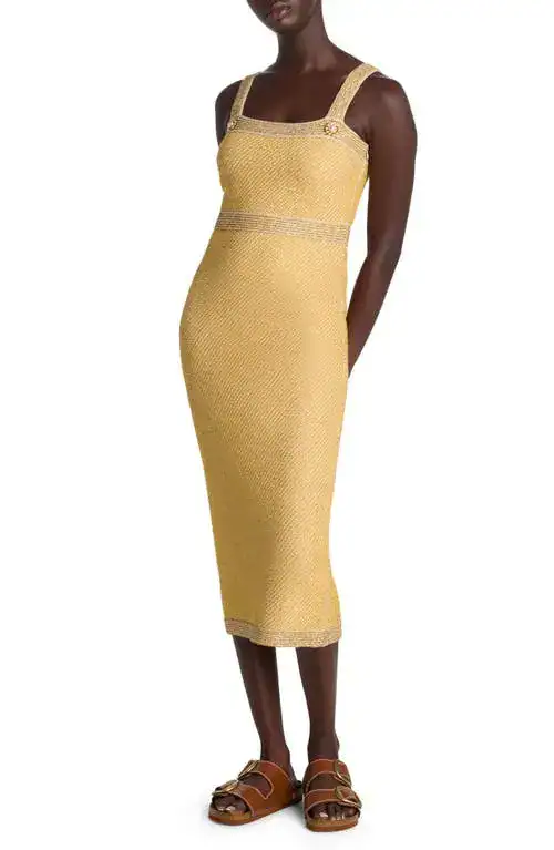 slim fit dress slacks Xirena Charly Dress-Golden Rod main image 0
