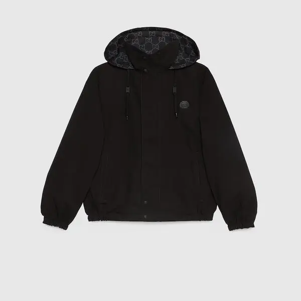 Gucci Reversible Gg Ripstop Nylon Jacket
