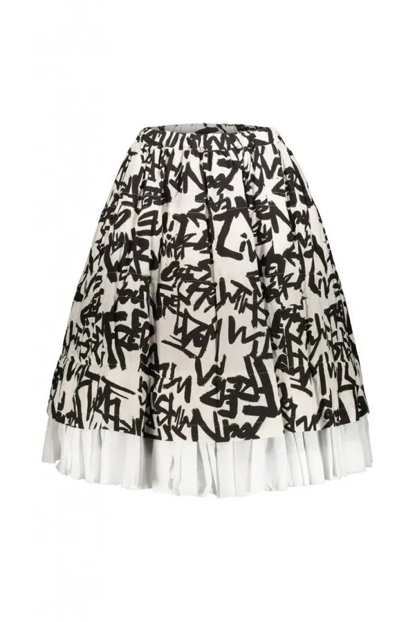 Comme Des Garçons Multi-layered Midi Skirt