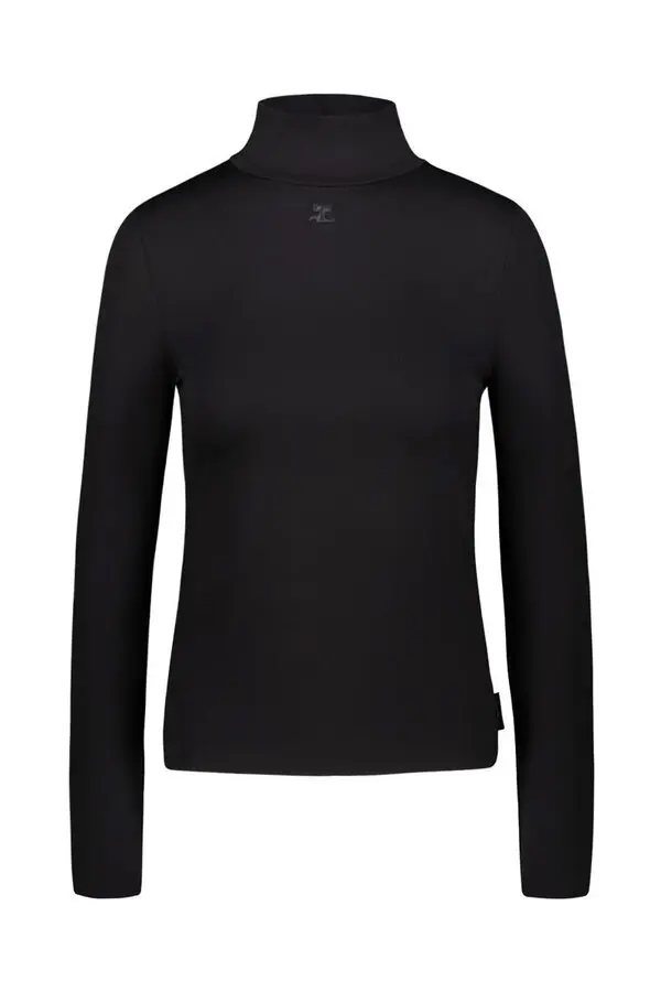 COURREGES Mockneck Techno Top