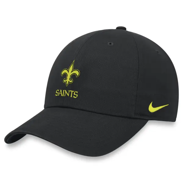 Nike New Orleans Saints Heritage86 Volt Nfl Adjustable Hat Grey