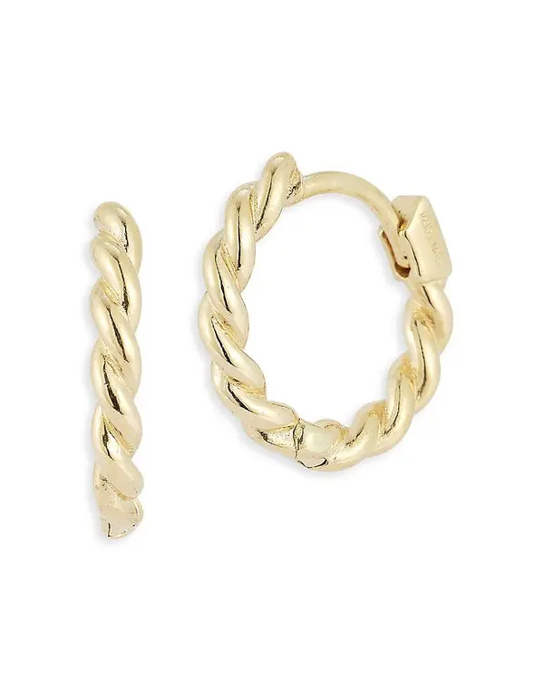 Bloomingdale'S Twist Hoop Earrings In 14k Yellow