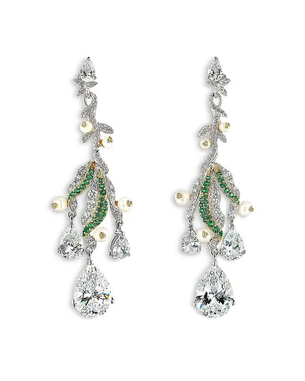 ANABELA CHAN Anabea Chain Lily Of The Valley Drop Earrings