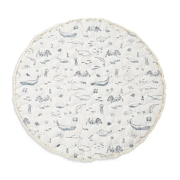 PEHR Life Aquatic Quilted Round Playmat