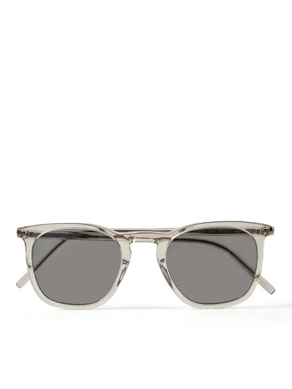 Saint Laurent D-frame Recycled-acetate Sunglasses - Gray