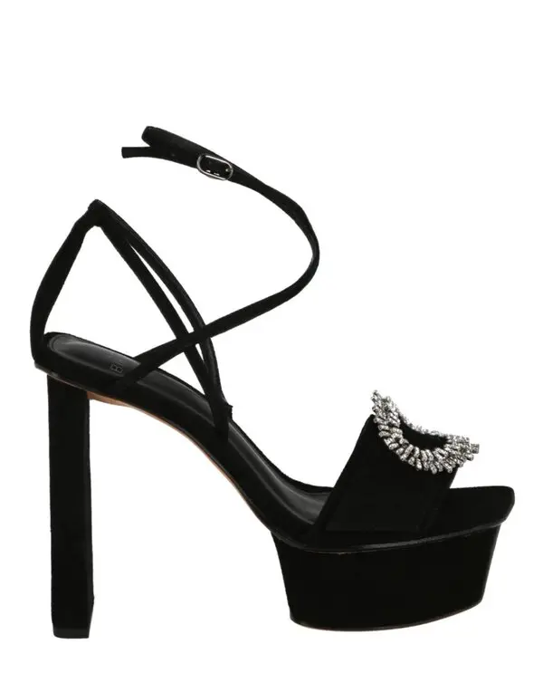 Buy ALEXANDRE BIRMAN Madelina Pillar Platform Sandals - Black At 64% ...