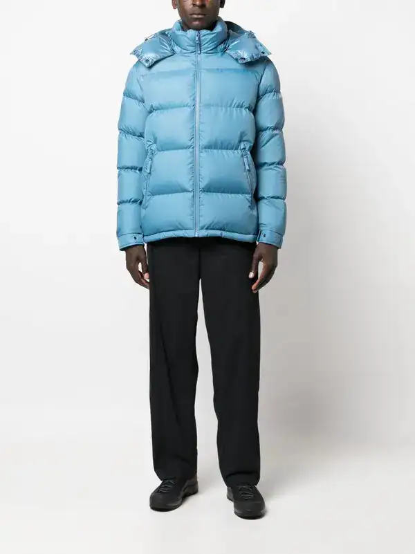 Moncler X Fragment Acanthus Puffer Jacket - Blue | Editorialist