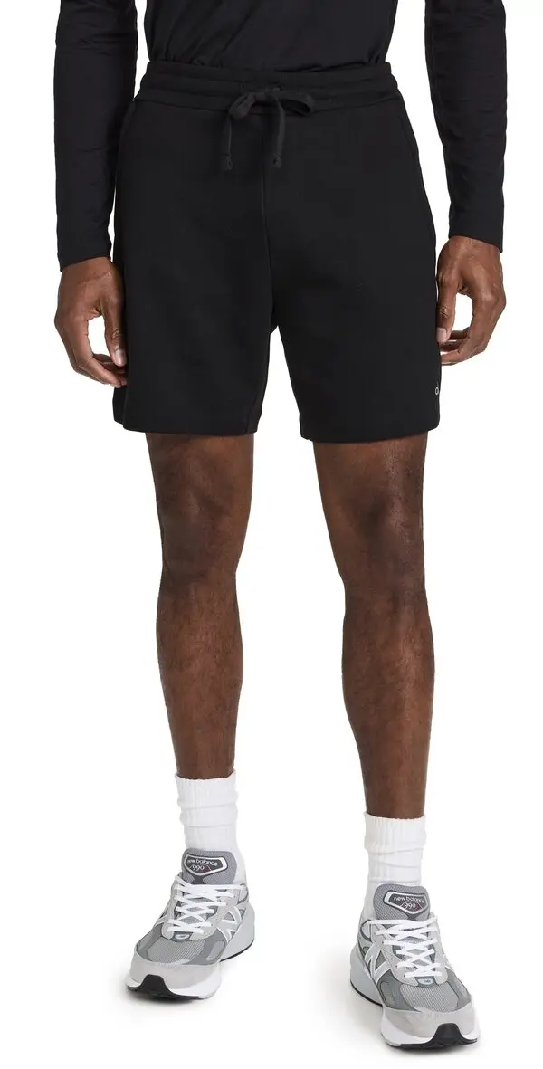 Alo Yoga French Terry Chill Shorts - Black
