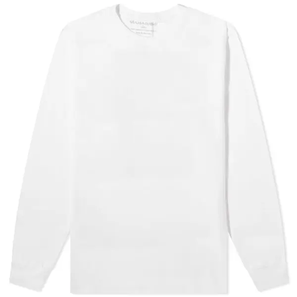 MAHARISHI Long Sleeve Firefighter Print T-shirt - White