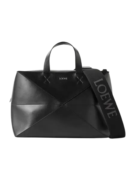 Loewe Puzzle Fold Convertible Leather Weekend Bag