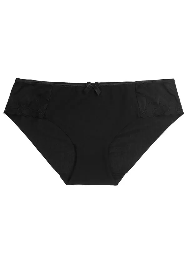 Simone Perele Andora Cotton Blend Briefs - Black