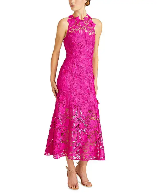 white christmas dresses Floral Lace Mini Dress 12 / Floral Multi main image 1