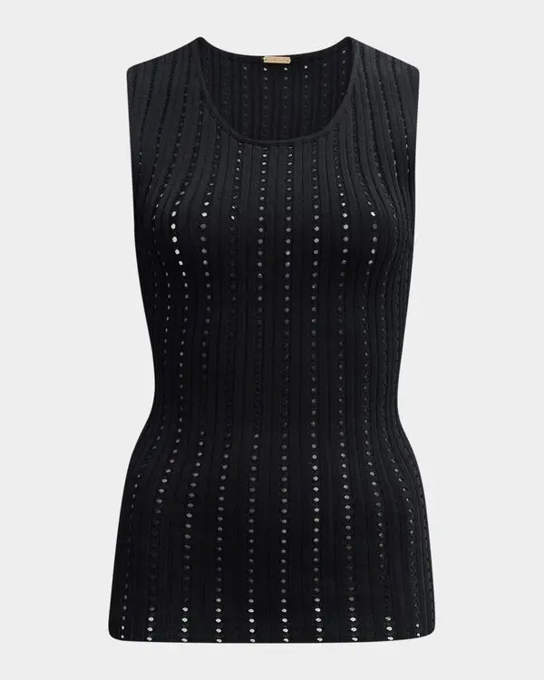 Adam Lippes Pointelle Knit Tank Top